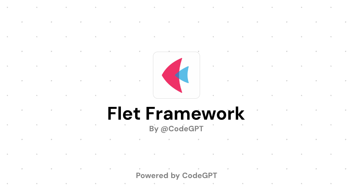 Flet Framework - CodeGPT