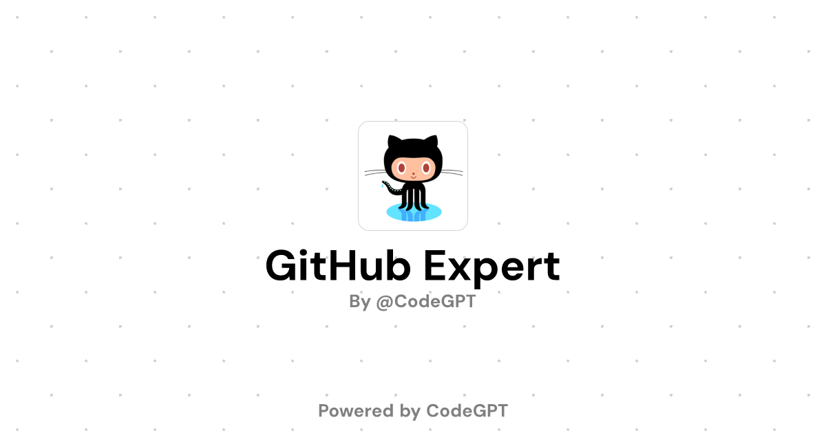 GitHub Expert - CodeGPT