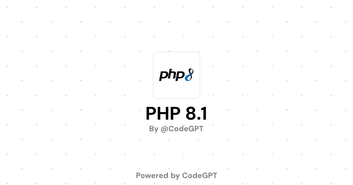 Php 8 1 Codegpt