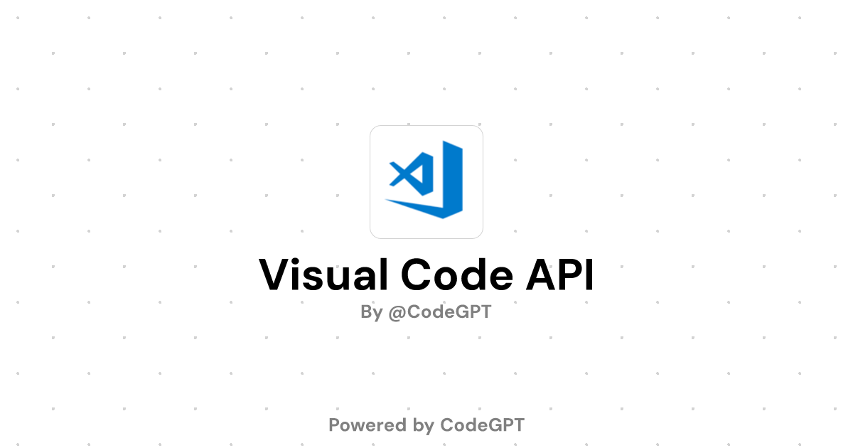 Visual Code API - CodeGPT