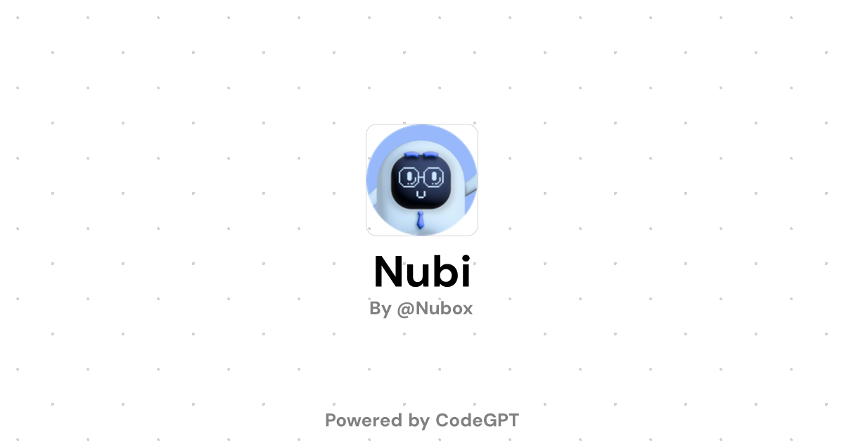 Nubi - CodeGPT