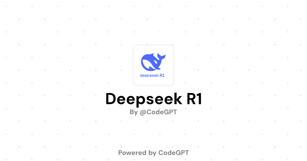 Deepseek R1 - CodeGPT