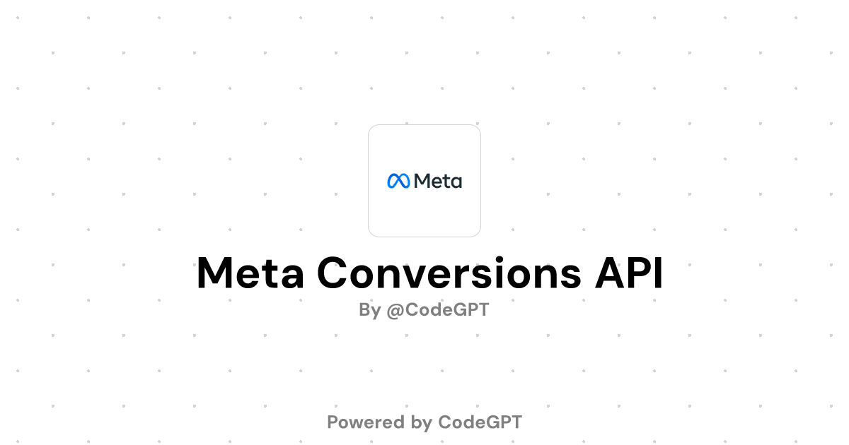 Meta Conversions API - CodeGPT